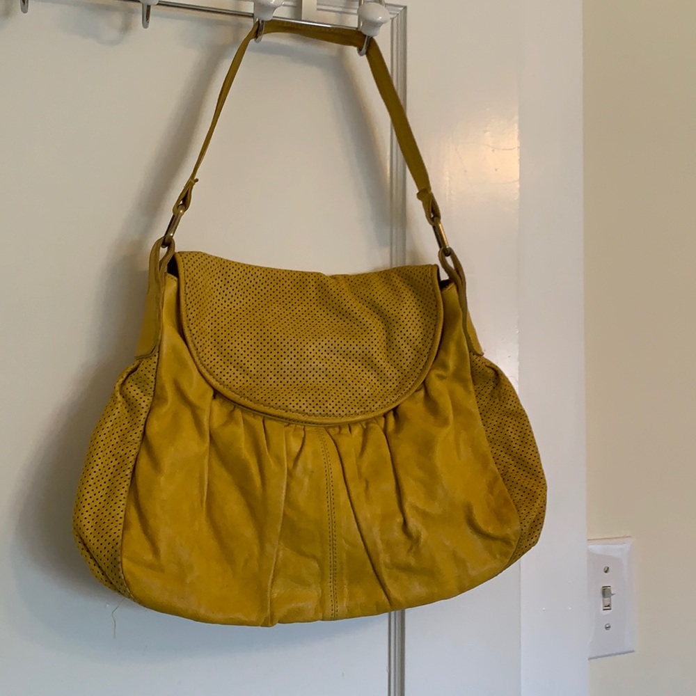 Beth Springer Yellow Handbag For Anthropologie - Gem